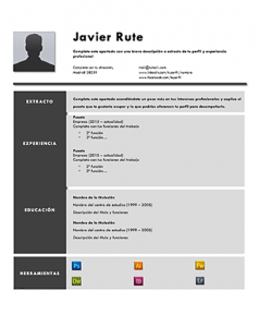 Plantilla Curriculum Vitae Clásico 【DESCARGAR GRATIS】